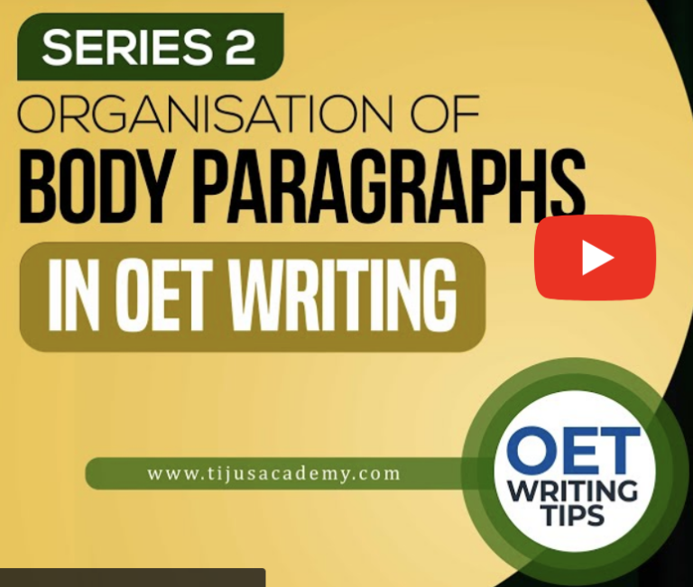 OET Writing - Your Path To Excellence | Trusted OET, IELTS, CBT, PTE ...